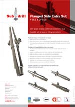 Flanged Side Entry Sub, Sub-drill